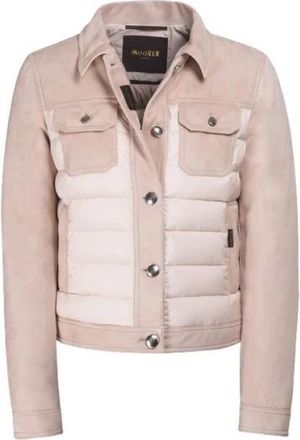 Moorer Femme, Vestes, Beige, Taille: 40 FR Petunia-Hur Jacket