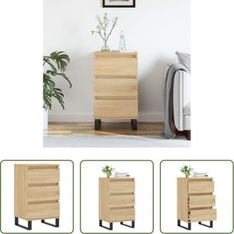 vidaXL Holzkommode - Sideboard Sonoma-Eiche 40x35x70 cm Holzwerkstoff
