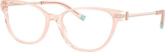 Tiffany & Co. unisex, Accessoires, Rose, Taille: 54 MM Cat Eye Frame