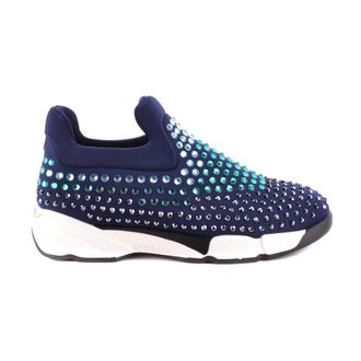 Pinko Tissue Fabric Sneakers - - Shoes - Damen - Blau - 36 EU