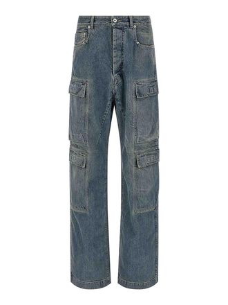 Rick Owens Pantalons D&eacute;contract&eacute;s - Bleu
