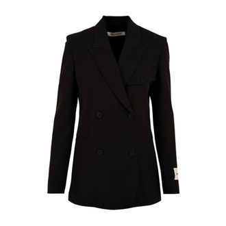 Hinnominate Doppelreihiger Oversize-Anzug - - Jackets - Damen - Schwarzk - L