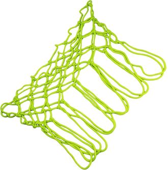 Hemobllo UKCOCO Fluoreszierendes Basketballnetz Gr&uuml;n mit Schlaufen Wetterfestes Strapazierf&auml;higes Nylonnetz f&uuml;r Outdoor Basketballrahmen Langlebig Wetterbest&auml;n
