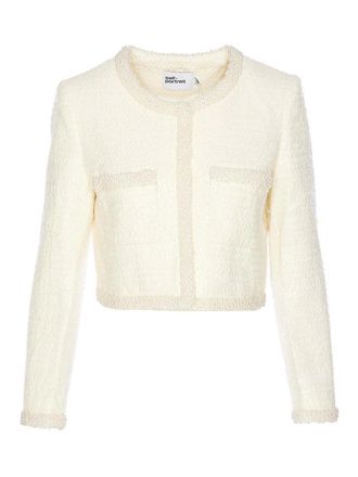Self Portrait Veste Casual - Blanc