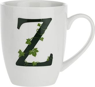 La Porcellana Bianca la Porcellana Becher Buchstabe Z, Wei&szlig;
