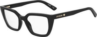 Love Moschino Femme, Accessoires, Noir, Taille: 52 MM Monture optique