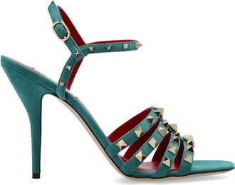 Valentino Garavani Suede Heeled Sandalen - - Shoes - Damen - Gr&uuml;n - 41 EU