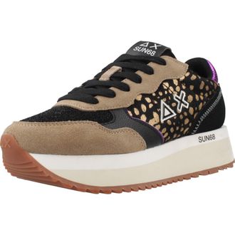Sun 68 Unisex Big Ally ANIMALIER Sneaker, Schwarz, 38 EU
