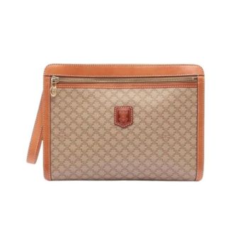Celine Pre-owned Macadam Clutch Bag - Homme - Pre-owned - Beige - Taille: ONE Size