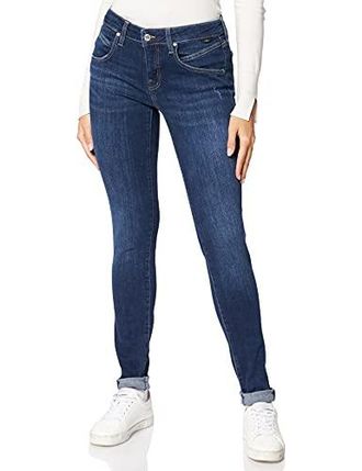 Mavi Adriana Jeans, Denim brossé foncé, 26W x 30L Femme