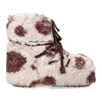 Moon Boot unisex, Chaussures, Beige, Taille: 39 EU Icon Low Curly Boot