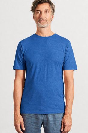 Hempage Hempage Herren vegan T-Shirt Slim Fit Royalblau
