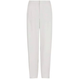 Giorgio Armani Pantalon droit - Femme - Pantalons - Blanc - Taille: 36 FR