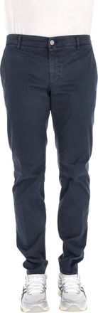 Pantaloni Torino Homme, Pantalons, Bleu, Taille: W35 Pantalon en serg&eacute; de coton