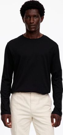 Arket Langarmshirt Mit Normaler Passform -Schwarz