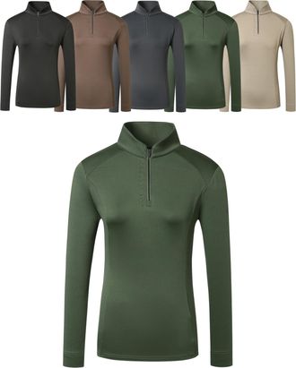 Covalliero Damen Funktionsshirt Active | Sport Longsleeve mit Stehkragen | Langarm Sportshirt zum Reiten | atmungsaktives & leichtes Reitshirt | Reitbekleidung i