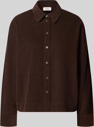 s.Oliver Red Label Langarmbluse aus Cord mit Fledermaus&auml;rmeln