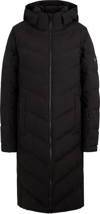 Ziener Damen TELSE-Z Winter-Mantel | warm, atmungsaktiv, wasserdicht, Knielang, Black, 34