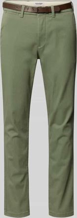 Jack & Jones Slim Fit Stoffhose mit abnehmbaren G&uuml;rtel Modell Marco