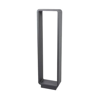 Lucande LED Au&szlig;enleuchte ninon (spritzwassergesch&uuml;tzt (Modern) in Schwarz aus Aluminium (1 flammig,) - Wegeleuchte Pollerleuchte Wegelampe Sockelleuchte