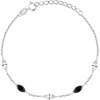 Cleor Bracelet en argent 925/1000 et zircon