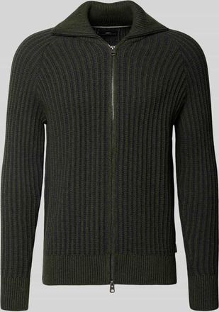 Fynch-Hatton Slim Fit Strickjacke aus Baumwoll-Woll-Mix