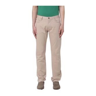 Emporio Armani Homme, Pantalons, Beige, Taille: W34 Chinos
