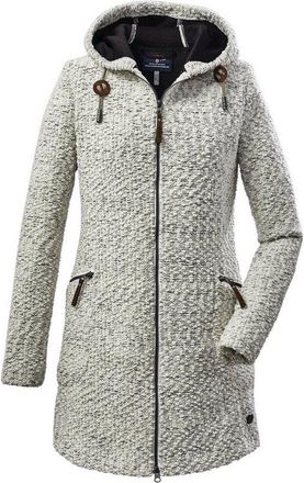 G.I.G.A. DX by killtec Fleecejacke Roshana Wärmender Strickparka mit Kapuze, 2-Wege-Reißverschluss, Taschen