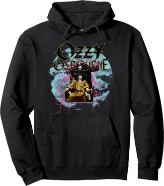 Ozzy Osbourne Pink Lighting Pullover Hoodie