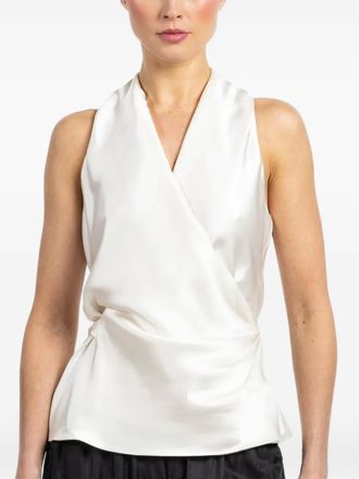 Peter Cohen haut &agrave; design cache-coeur - Blanc