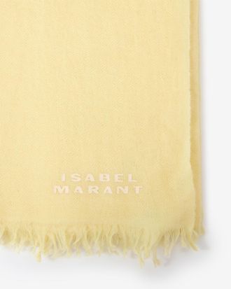 Isabel Marant Echarpe Alette - Femme - Jaune P&acirc;le Inactif - Isabel Marant