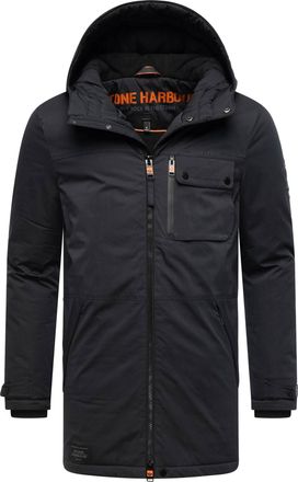 Stone Harbor Herren Winterparka Fintaan mit Fleecefutter & 2-Wege-Rei&szlig;verschluss
