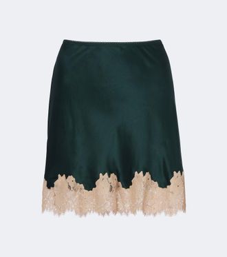 D&ocirc;en D&ocirc;en Mini-jupe Giulietta en satin de soie