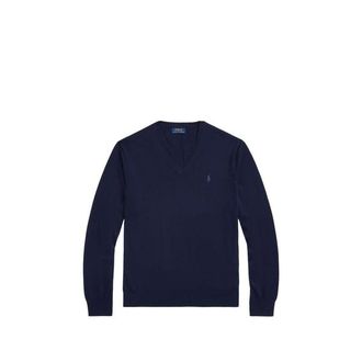 Polo Ralph Lauren Pull cintr&eacute; col V en laine