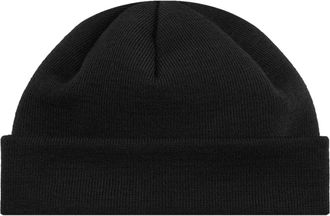 Hanseheld Strickm&uuml;tze Seeb&auml;r Merino Dockerm&uuml;tze kurz flach - Schwarz | Seemannsm&uuml;tze | Mulesingfrei | Feinstrick | Made in Germany