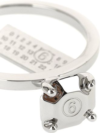 Maison Margiela Numeric Key Case - Silver