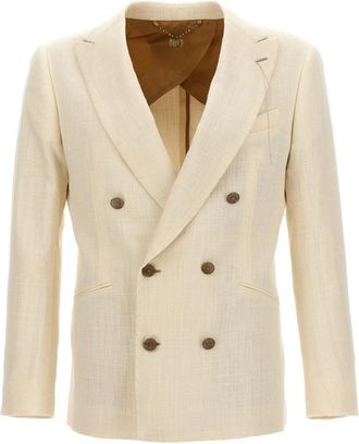 Maurizio Miri Blazer - - Jackets - Herren - Wei&szlig; - 2XL