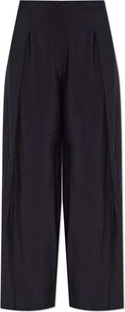 Emporio Armani Femme, Pantalons, Bleu, Taille: 40 FR Pantalon large