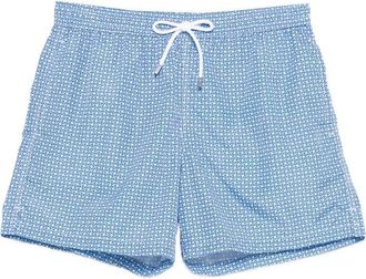 Fedeli Homme, Maillots de bain, Bleu, Taille: L Patterned Swim Shorts