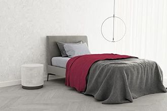 Italian Bed Linen Bettwäsche-Set aus 100% Baumwolle, trendiges Design, französisches Bett, Erdbeere