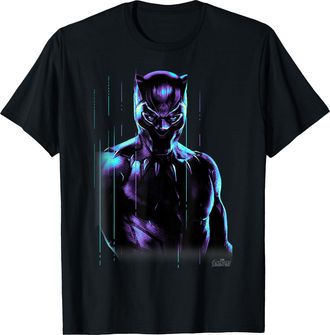MARVEL Infinity War Black Panther Neonglühen T-Shirt