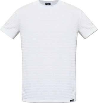 Dsquared2 Homme, Tops, Blanc, Taille: XS Monogram Underwear T-Shirt