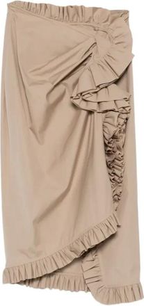 Dries Van Noten Femme, Jupes, Beige, Taille: 42 FR Sina Skirt