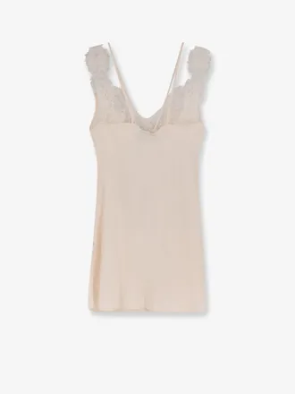 Pinko Womens Lydia Satin Top Pink Viscose T-Shirts & Jerseys