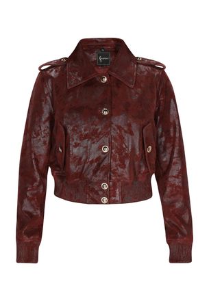 Faina Jacke Frauen Burgund