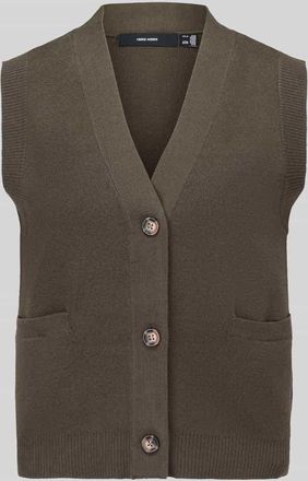 Vero Moda Strickweste mit V-Ausschnitt
