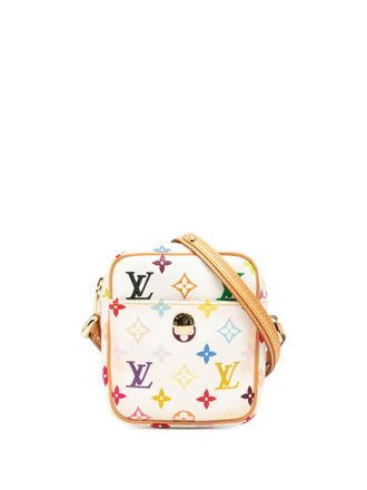 Louis Vuitton 2005 Monogram Multicolore Rift Umhängetasche - Weiß