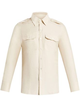 Tom Ford Langärmeliges Hemd - Nude