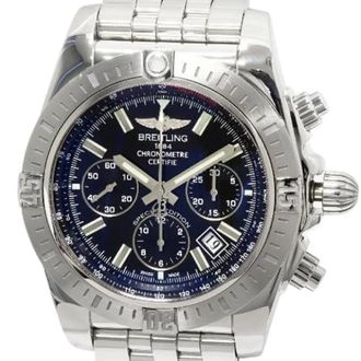 Breitling Pre-owned Black Dial Chronomat Uhr Ab0115 - - Pre-owned - Herren - Blau - ONE SIZE