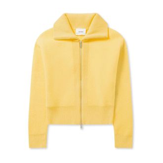 Axel Arigato Verve Zip-Up Cardigan - - Knitwear - Damen - Gelb - L